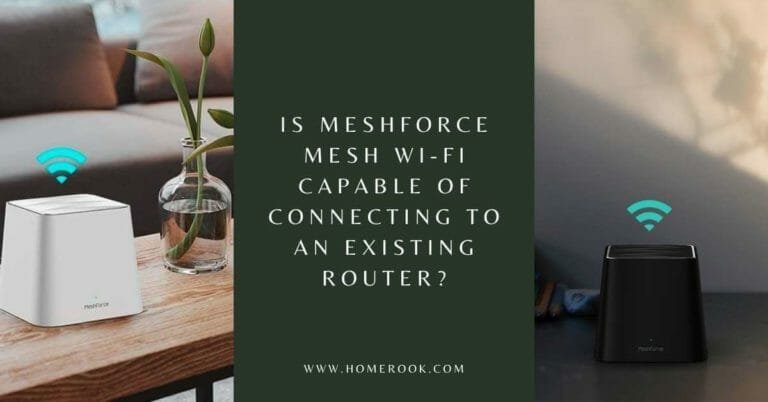 Is MeshForce Mesh Wi-Fi Capable of Connecting to an Existing Router?